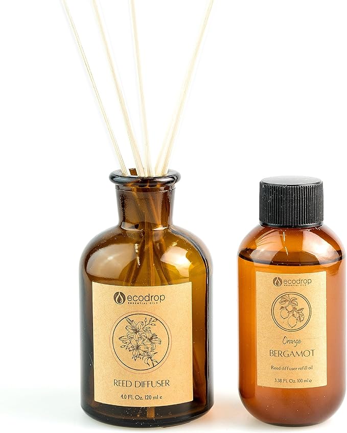 Best Orange Bergamot Reed Diffuser Refill | Ecodrop